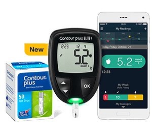 CONTOUR PLUS ELITE blood glucose monitoring system